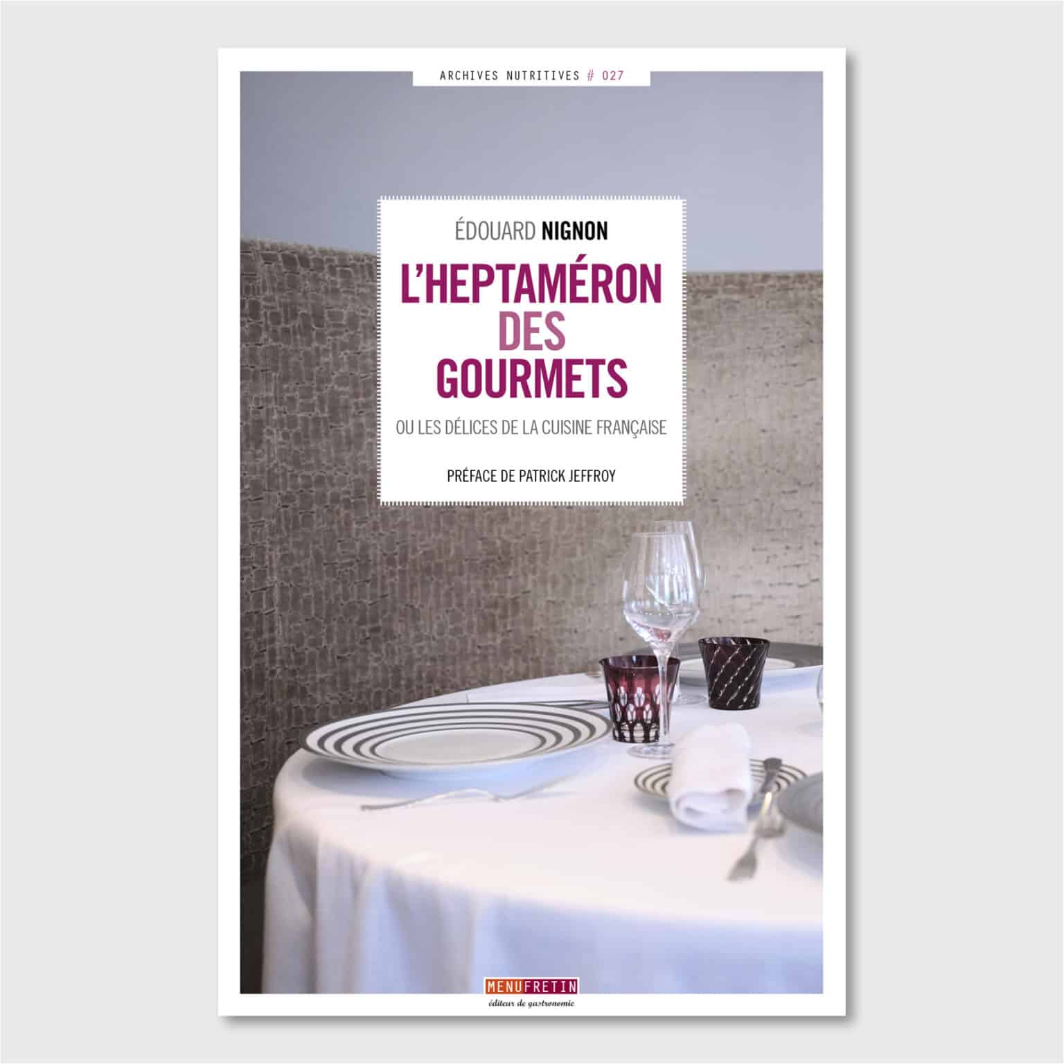 Menu Fretin - Livres de gastronomie